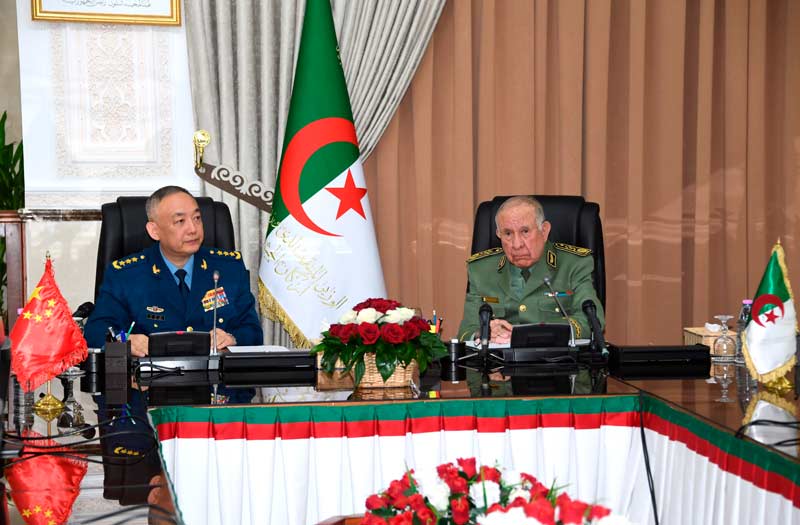 le Général d’Armée Chanegriha reçoit le Général XU XUE QIANG de la ...