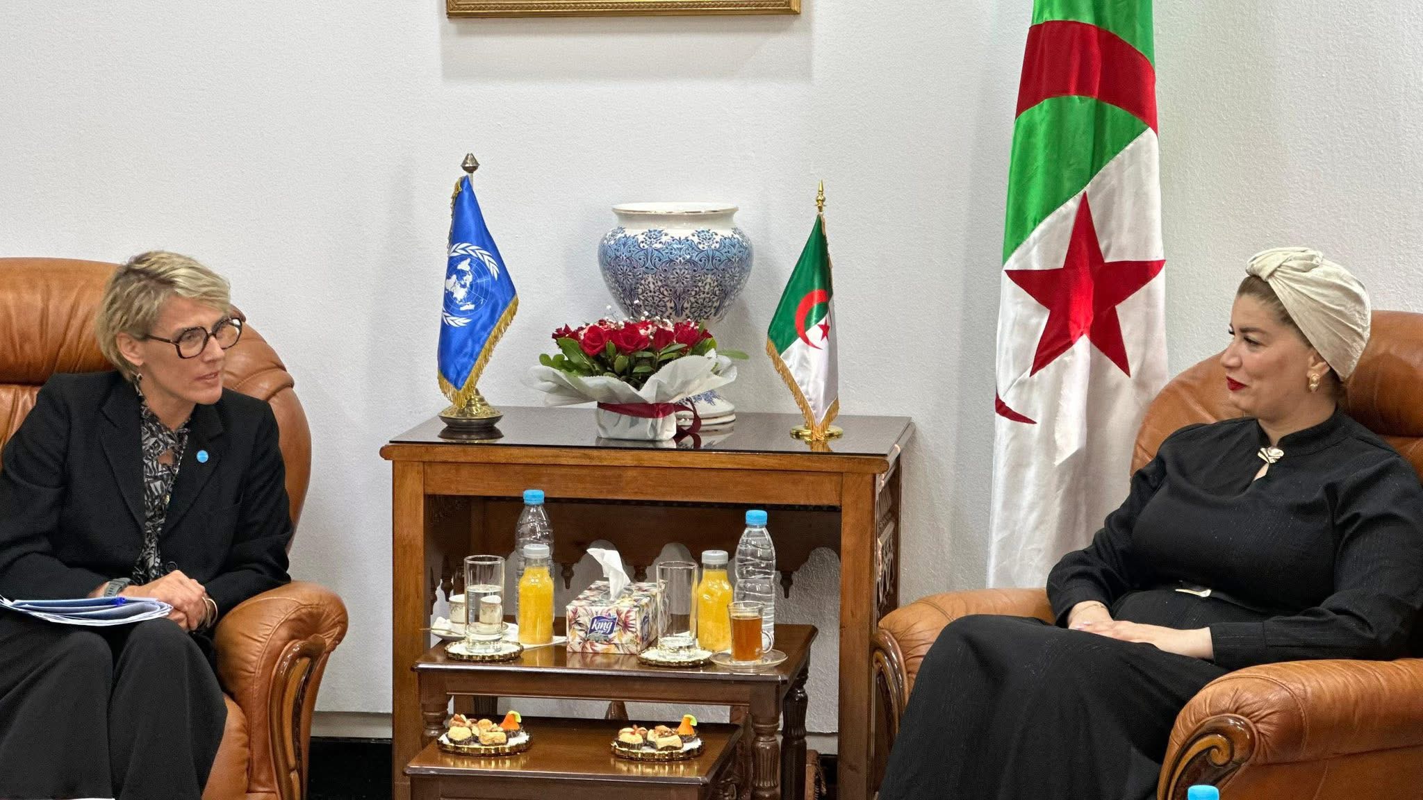 La ministre de la Solidarité reçoit la représentante de l'UNICEF en ...